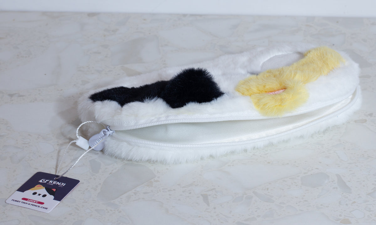 Ogi Furry Pencil Case - Tiny-K Lucky – Anglesey Paper Company