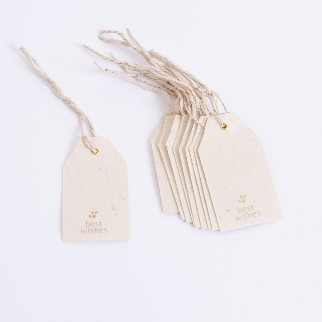 Handmade Gift Tags - 'a gift for you' 'best wishes' 'hooray' 'with lov ...